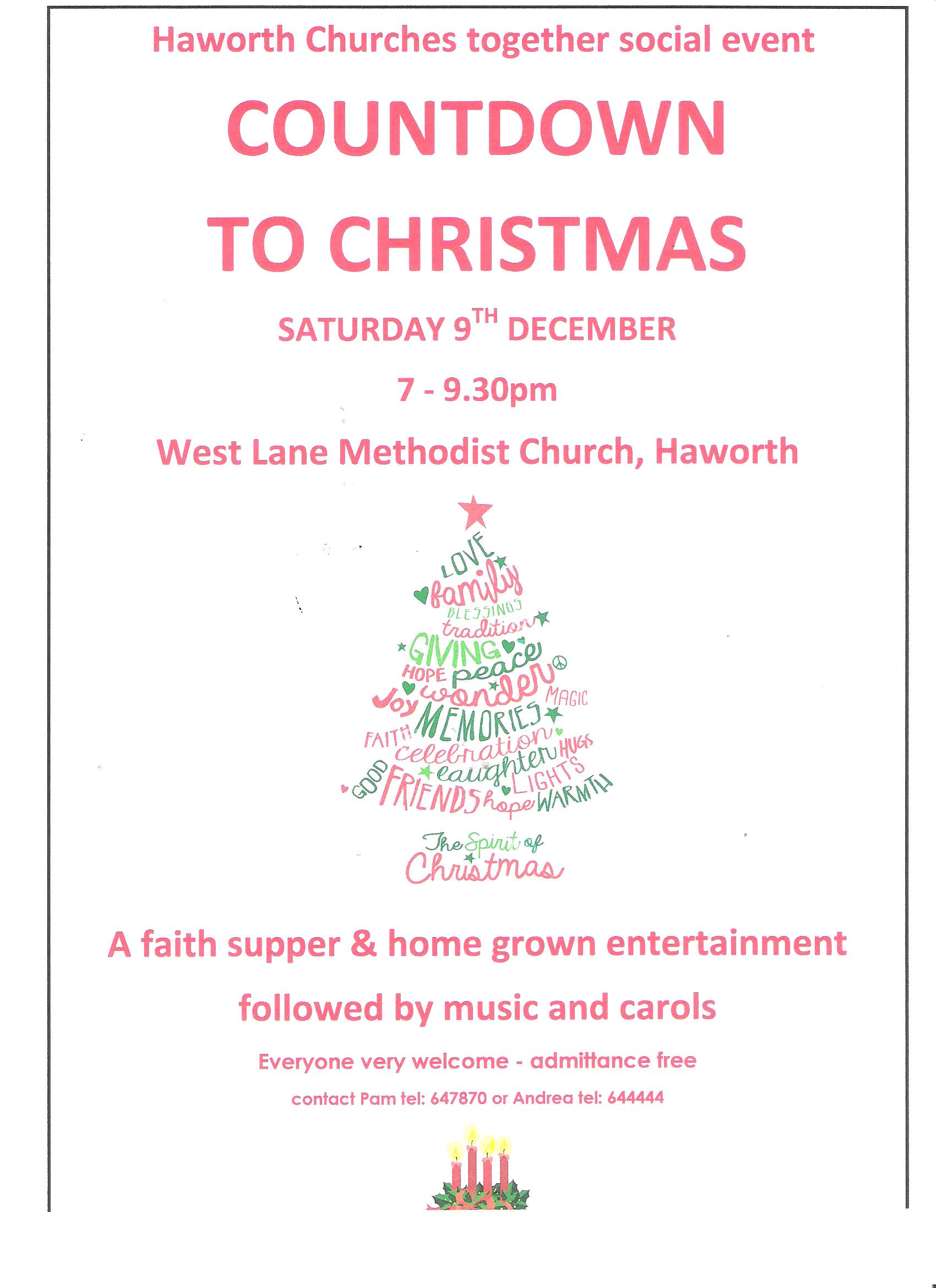 Churches Together Christjmas Social Poster 001 | The Haworth Church Website